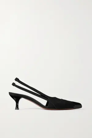 NEOUS Petra Stretch-faille Slingback Pumps