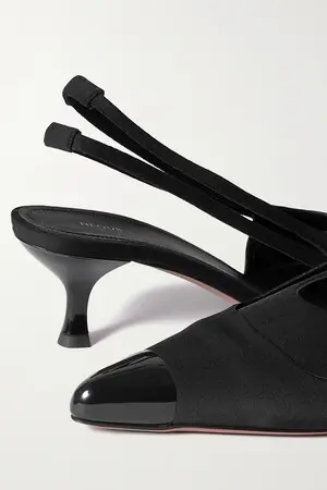NEOUS Petra Stretch-faille Slingback Pumps