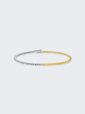 Delfina Delettrez 1987 Bracelet - 18k White And Yellow Gold