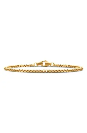 David Yurman 18k Gold Box Chain Bracelet