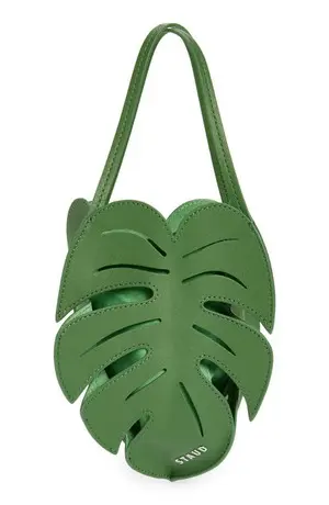 Staud Palm Leather Tote - Leaf