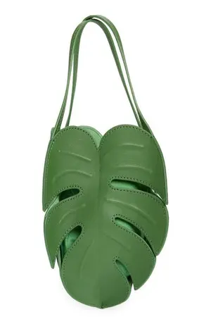 Staud Palm Leather Tote - Leaf