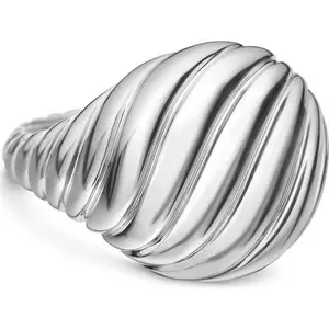 David Yurman Sculpted Cable Ring - Sterling Silver
