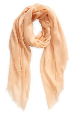 Vince Lightweight Cashmere Scarf Cantaloupe