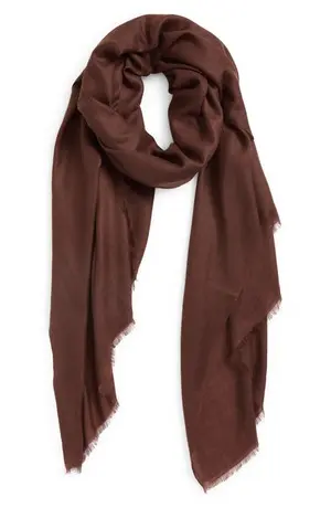 Vince Lightweight Cashmere Scarf - Fig