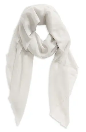 Vince Lightweight Cashmere Scarf - Grey