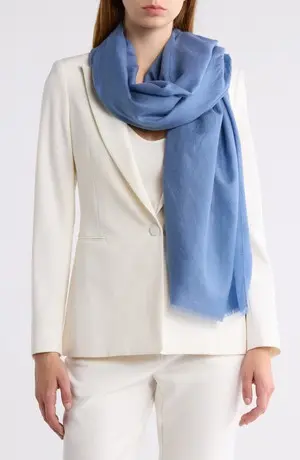 Vince Lightweight Cashmere Scarf Tidal