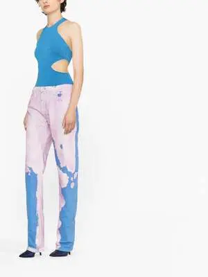 Attico Tie-dye Denim Jeans
