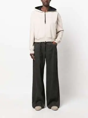 Brunello Cucinelli Zip-fastening Hooded Sweatshirt