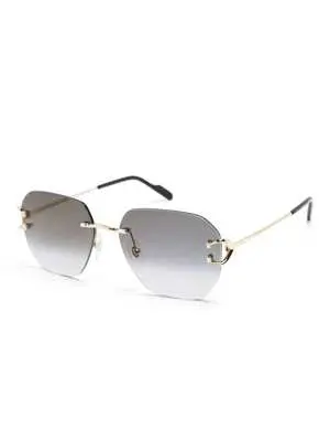 Cartier Signature C Rimless Sunglasses