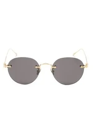 Cartier Panthère De Round-frame Sunglasses - Gold