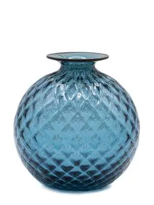 VENINI Monofiore Balloton Glass Vase - Blue