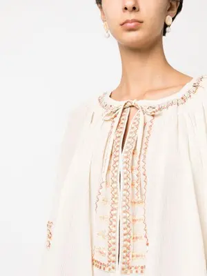 Isabel Marant Étoile Clive Sequin-embellished Blouse