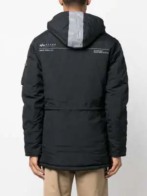 Alpha Industries Logo-tag Hooded Jacket