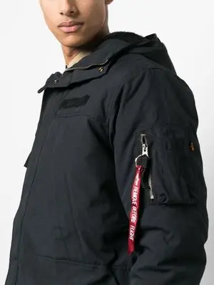 Alpha Industries Logo-tag Hooded Jacket