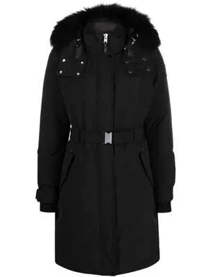 Woolrich Hooded Belted Padded Coat
