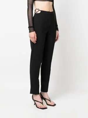 NENSI DOJAKA Cut-out Slim-fit Trousers