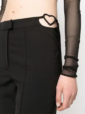 NENSI DOJAKA Cut-out Slim-fit Trousers