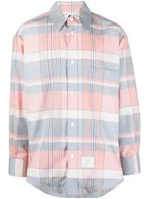 Thom Browne Checked Oversized Shirt