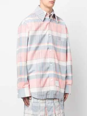 Thom Browne Checked Oversized Shirt