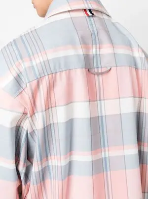 Thom Browne Checked Oversized Shirt