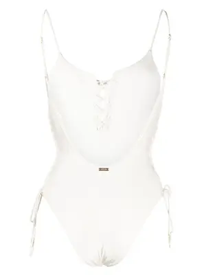 Cult Gaia Hallie Lace-up Swimsuit