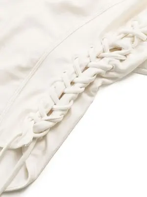 Cult Gaia Hallie Lace-up Swimsuit