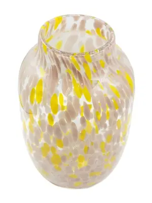 HAY Paint-splatter Glass Vase