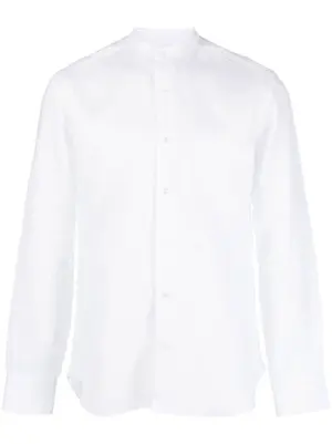 BARBA NAPOLI Long-sleeve Linen Shirt
