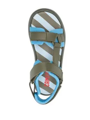 Camper Two-tone Touch-strap Sandals