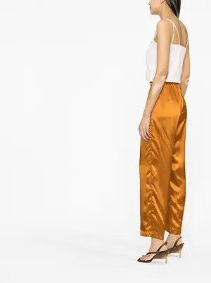FORTE_FORTE High-rise Satin Trousers