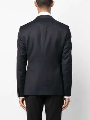 Zegna Logo-patch Single-breasted Blazer
