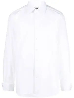 TOM FORD Long-sleeve Cotton Shirt - White