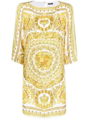 Versace Barocco-print Blouse