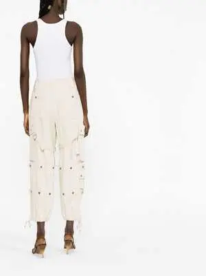 Isabel Marant Étoile Lore Cropped Cargo Trousers