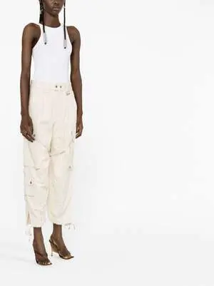 Isabel Marant Étoile Lore Cropped Cargo Trousers