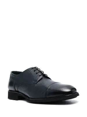 Casadei Anticato Leather Derby Shoes - Blue