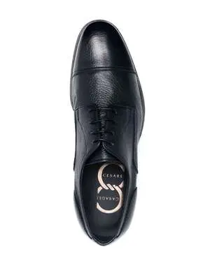 Casadei Anticato Leather Derby Shoes - Blue