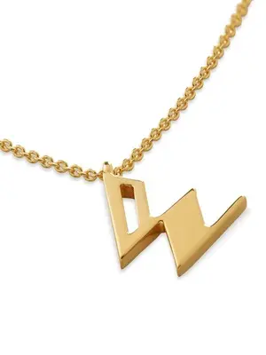 Monica Vinader Alphabet W Pendant Necklace