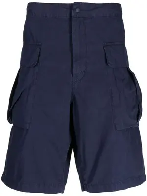 Aspesi Cotton Cargo Shorts - Blue