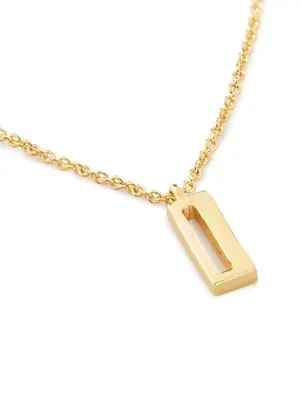 Monica Vinader Alphabet I Pendant Necklace - Gold