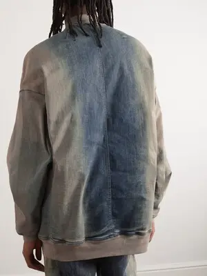 Rick Owens Cotton-blend Bomber Jacket - Neutrals