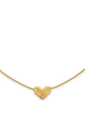 Monica Vinader Tone Heart Pendant Necklace - Gold