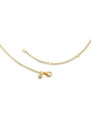 Monica Vinader Tone Heart Pendant Necklace - Gold