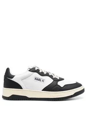 Karl Lagerfeld Panelled Low-top Sneakers - White