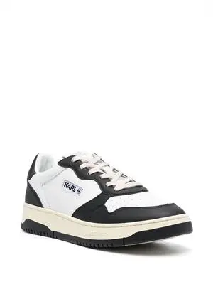 Karl Lagerfeld Panelled Low-top Sneakers - White