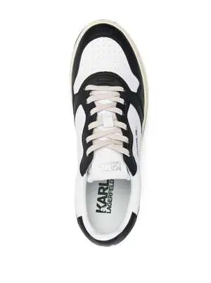 Karl Lagerfeld Panelled Low-top Sneakers - White