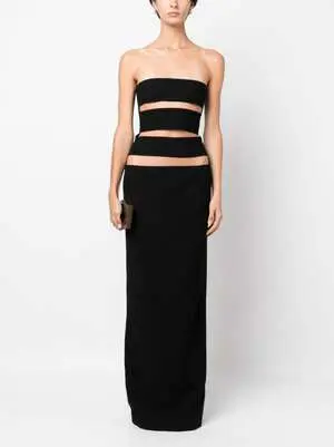 MONOT Cut-out Strapless Gown