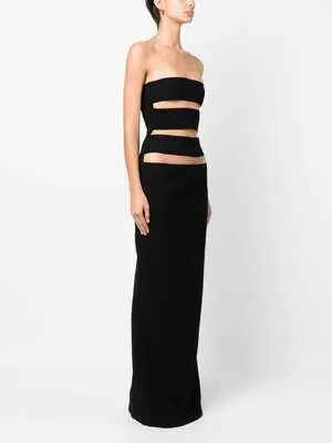 MONOT Cut-out Strapless Gown