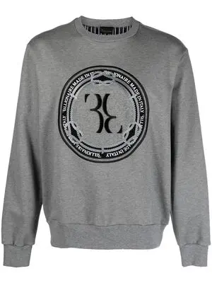 BILLIONAIRE Logo-print Cotton Sweatshirt